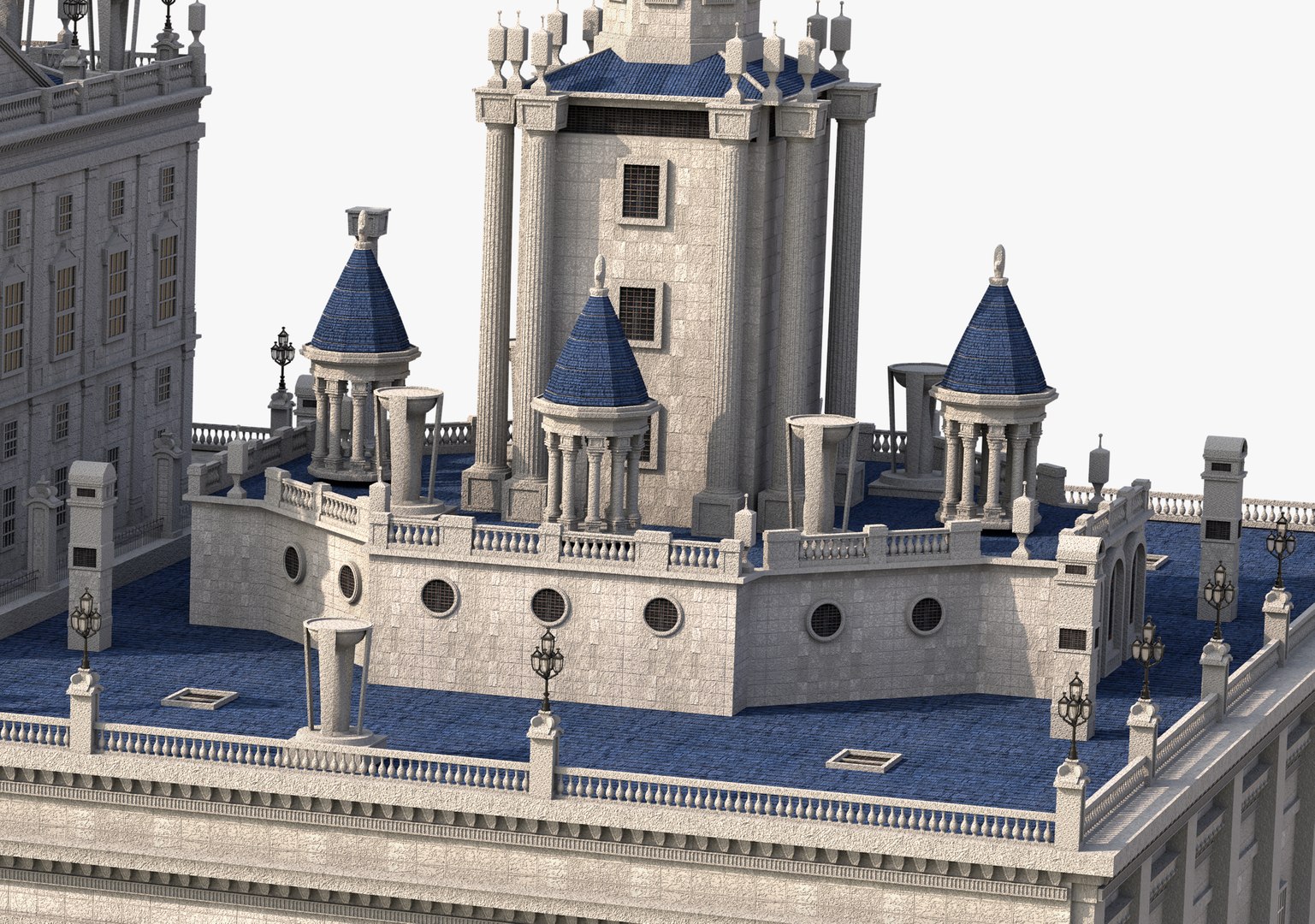 Fantasy White Castle 3D - TurboSquid 1857179