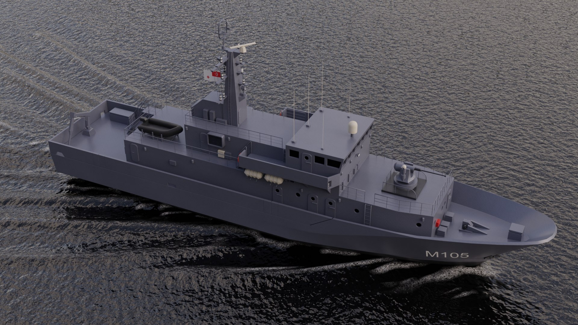 Bedok Class Mine Countermeasure Vessel 3D Model - TurboSquid 2159909