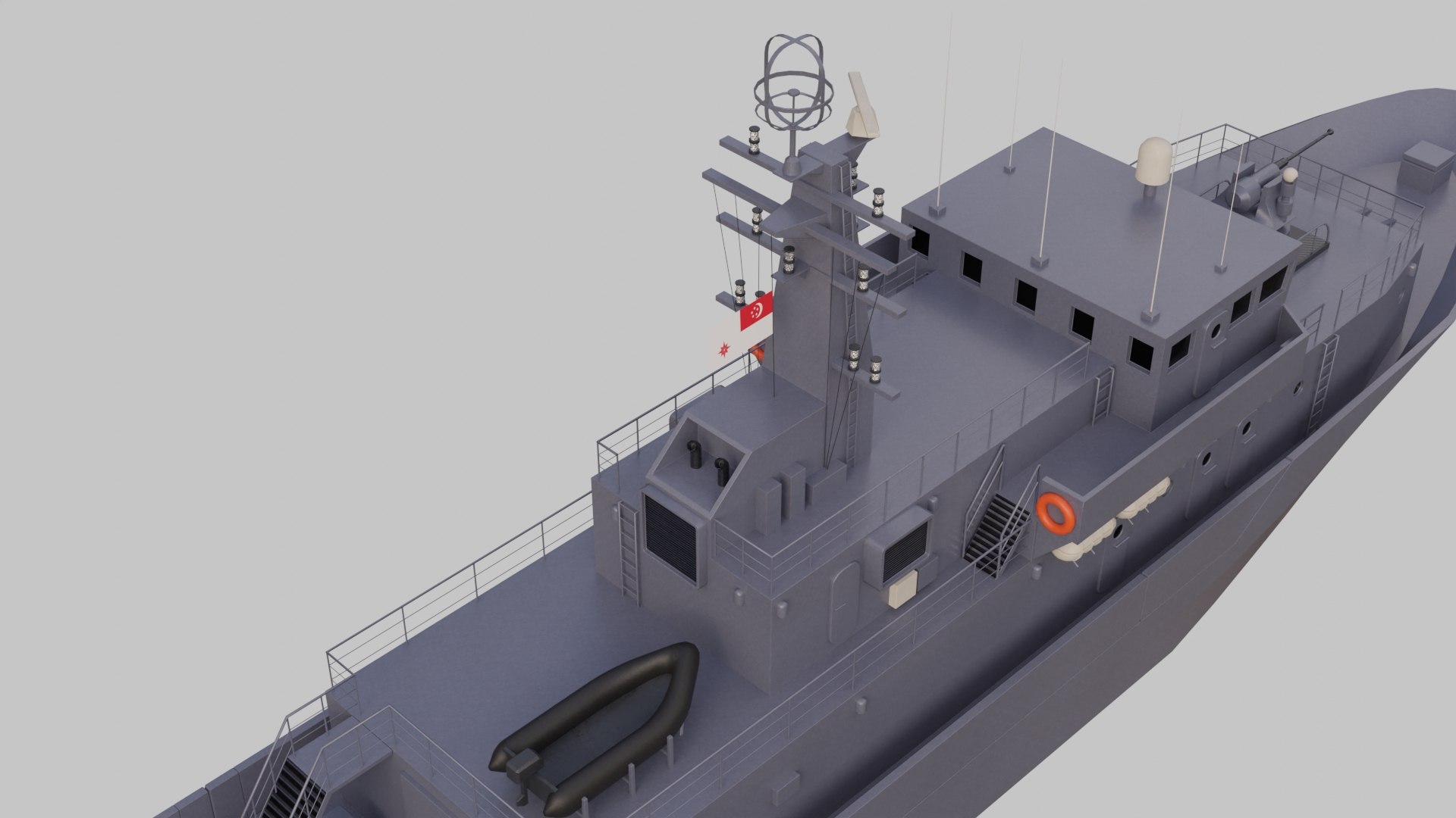 Bedok Class Mine Countermeasure Vessel 3D Model - TurboSquid 2159909