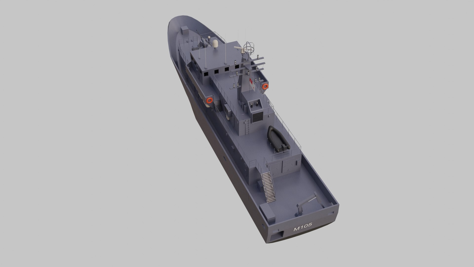 Bedok Class Mine Countermeasure Vessel 3D Model - TurboSquid 2159909