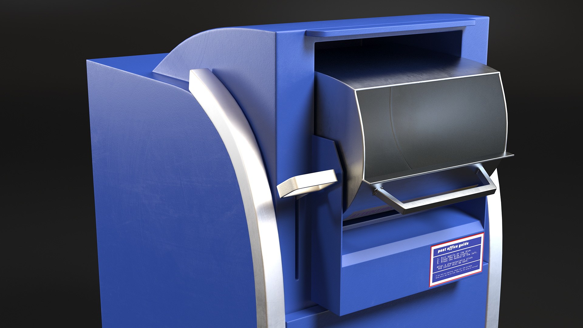 Parcel Drop Box Big 3D Model - TurboSquid 2027769