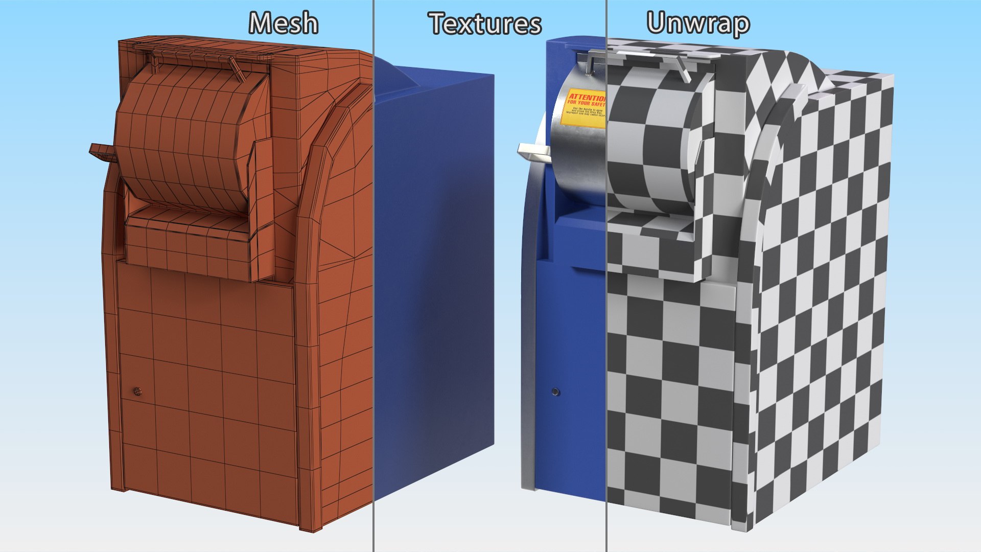 Parcel Drop Box Big 3D Model - TurboSquid 2027769