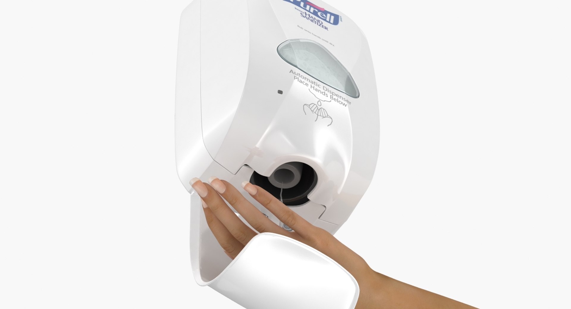 3D Sanitizer Dispenser Hand Model - TurboSquid 1284671