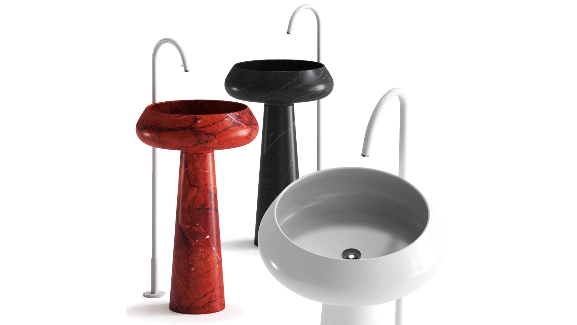 3D BJHON 2 Freestanding Washbasin By Agape Model - TurboSquid 1884097