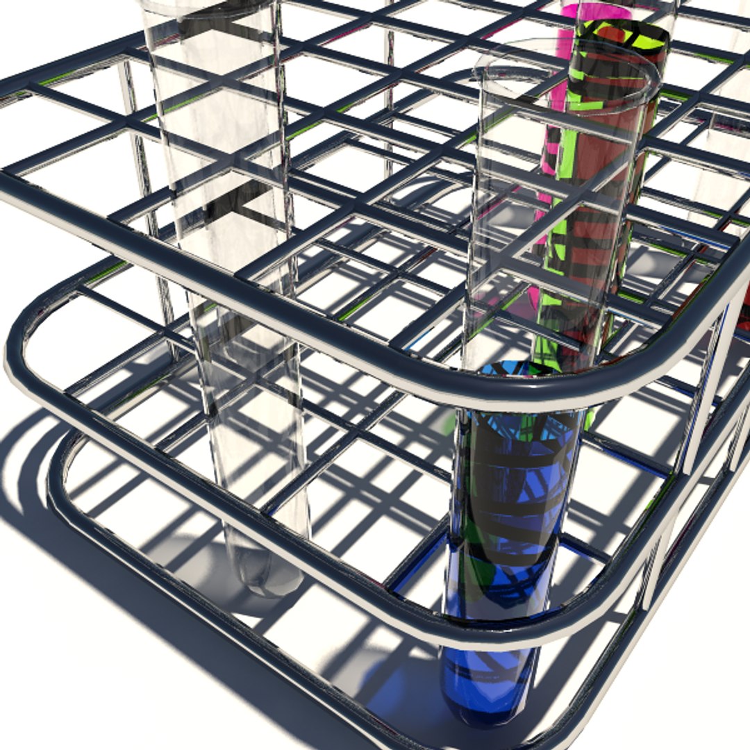 Lab Tubes Sample 3d Max