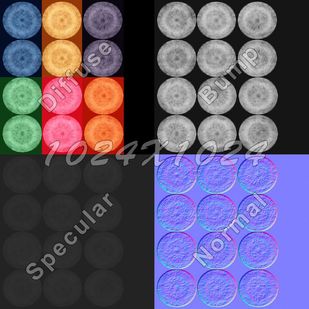 realistic cheerios fruit pose 3d model