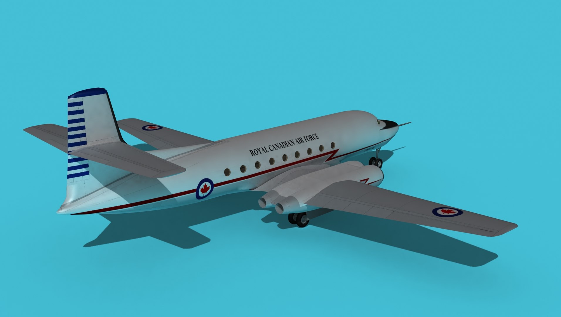 3D Avro Canada C-102 Jetliner V02 - TurboSquid 1912387