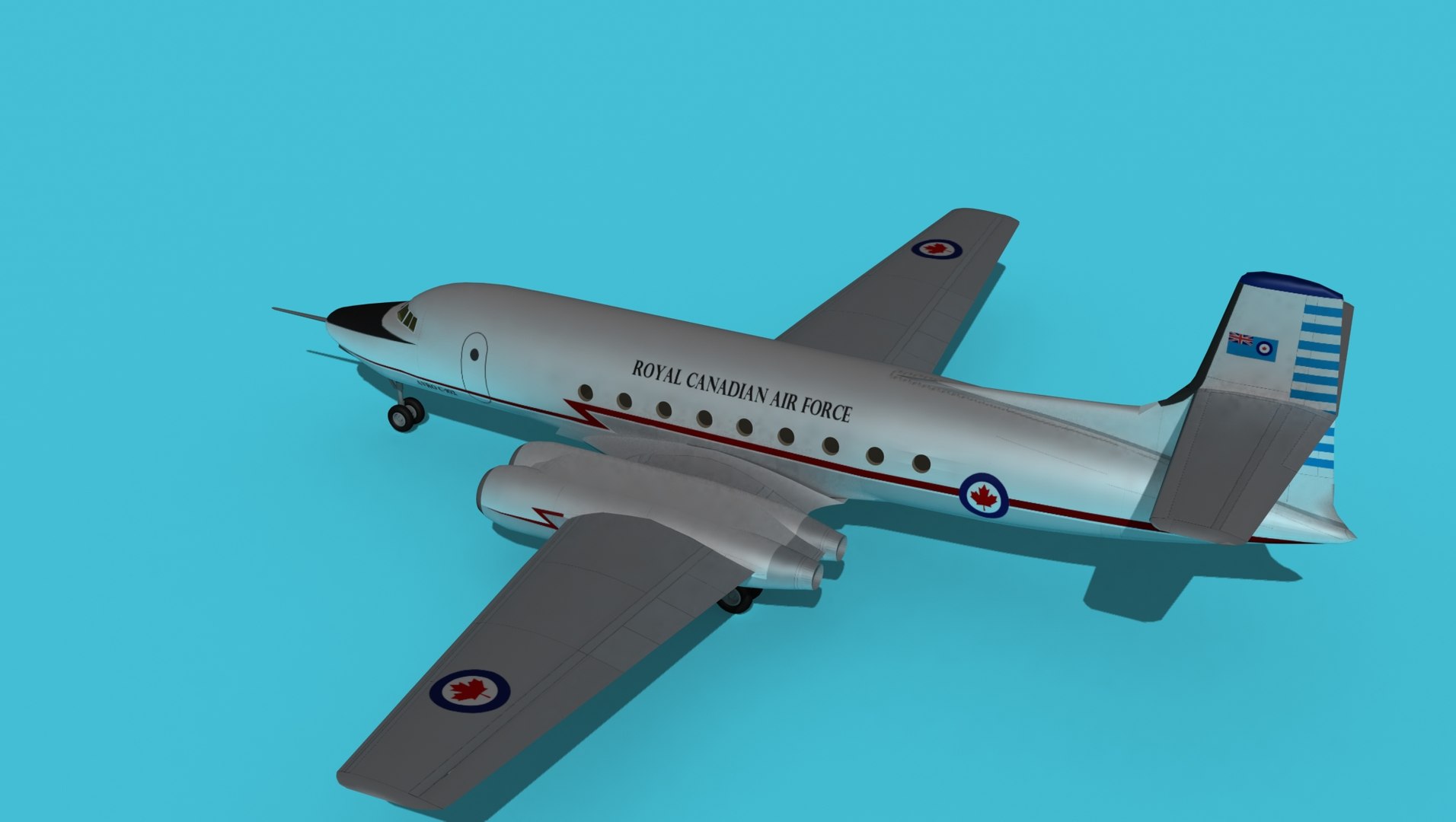 3D Avro Canada C-102 Jetliner V02 - TurboSquid 1912387