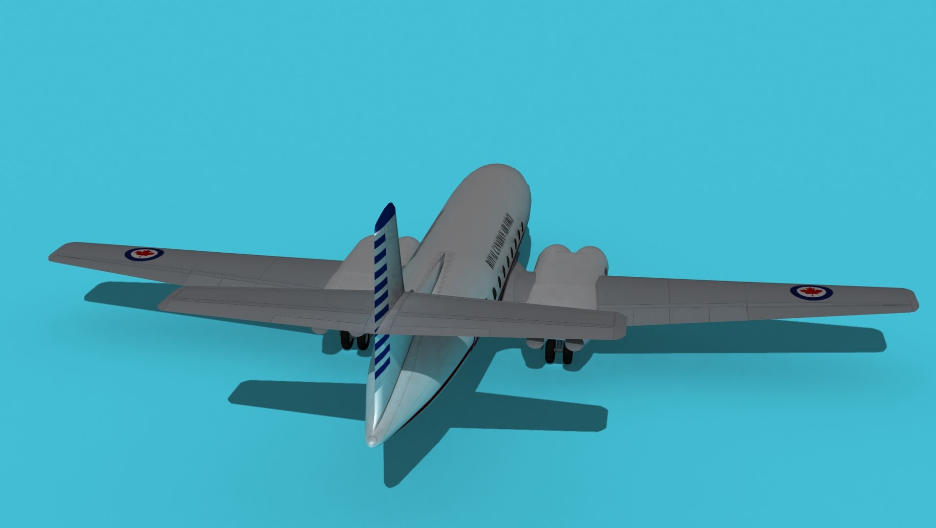 3D Avro Canada C-102 Jetliner V02 - TurboSquid 1912387