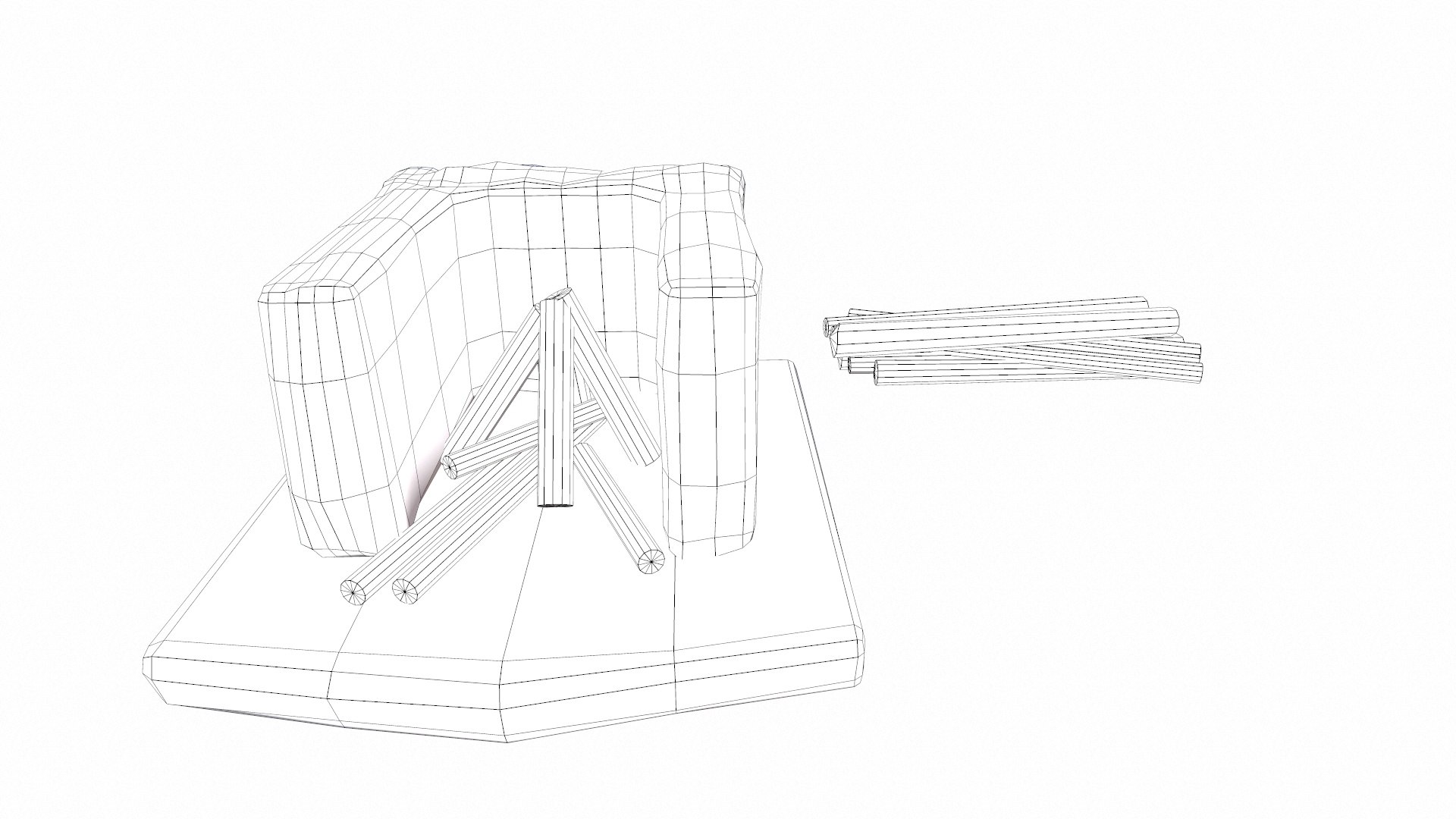 Indian Chula 3D Model - TurboSquid 2332270