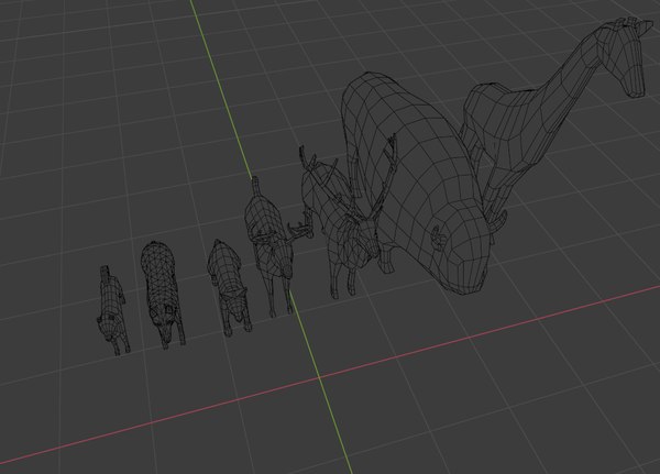 modelo 3d Animales LowPoly gratis - TurboSquid 1834099