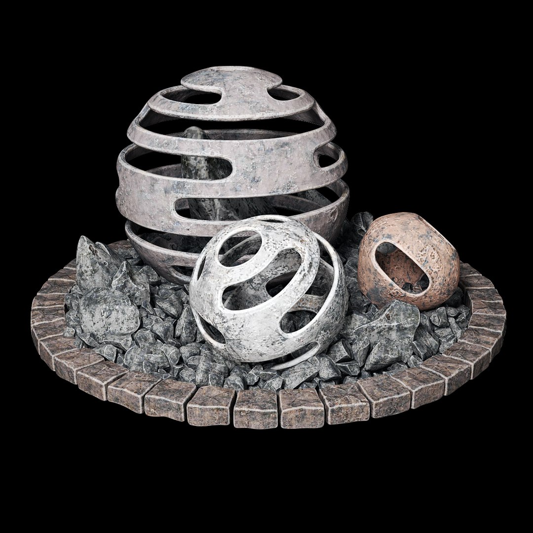 3D Stone Sphere - TurboSquid 1477467