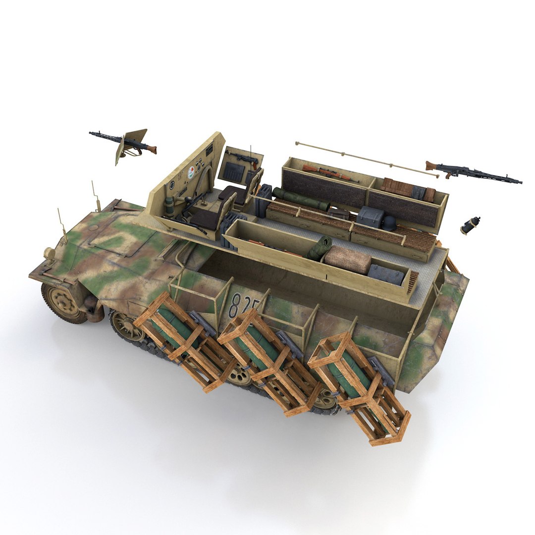 Sd Kfz 1 Ausf 3D Model - TurboSquid 1401992