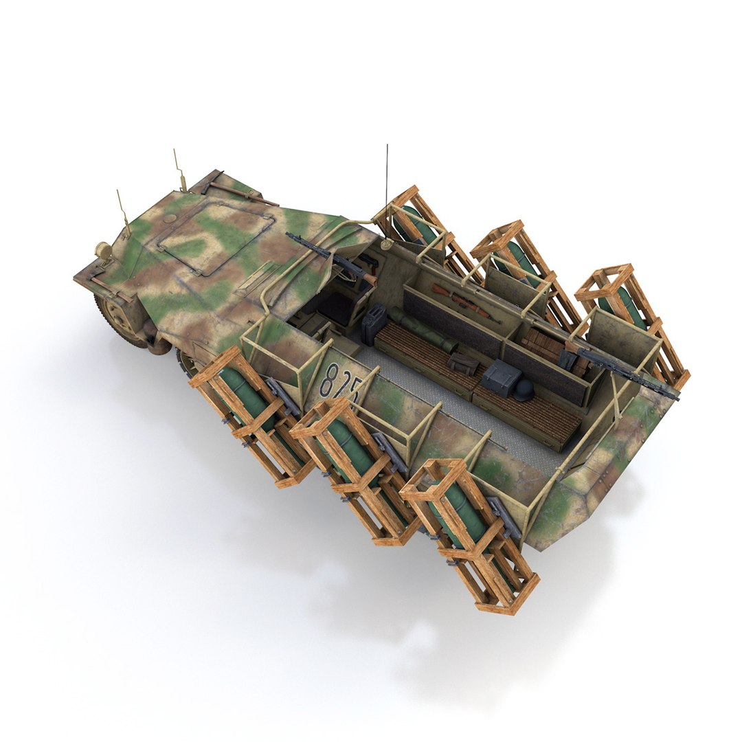 Sd Kfz 1 Ausf 3D Model - TurboSquid 1401992