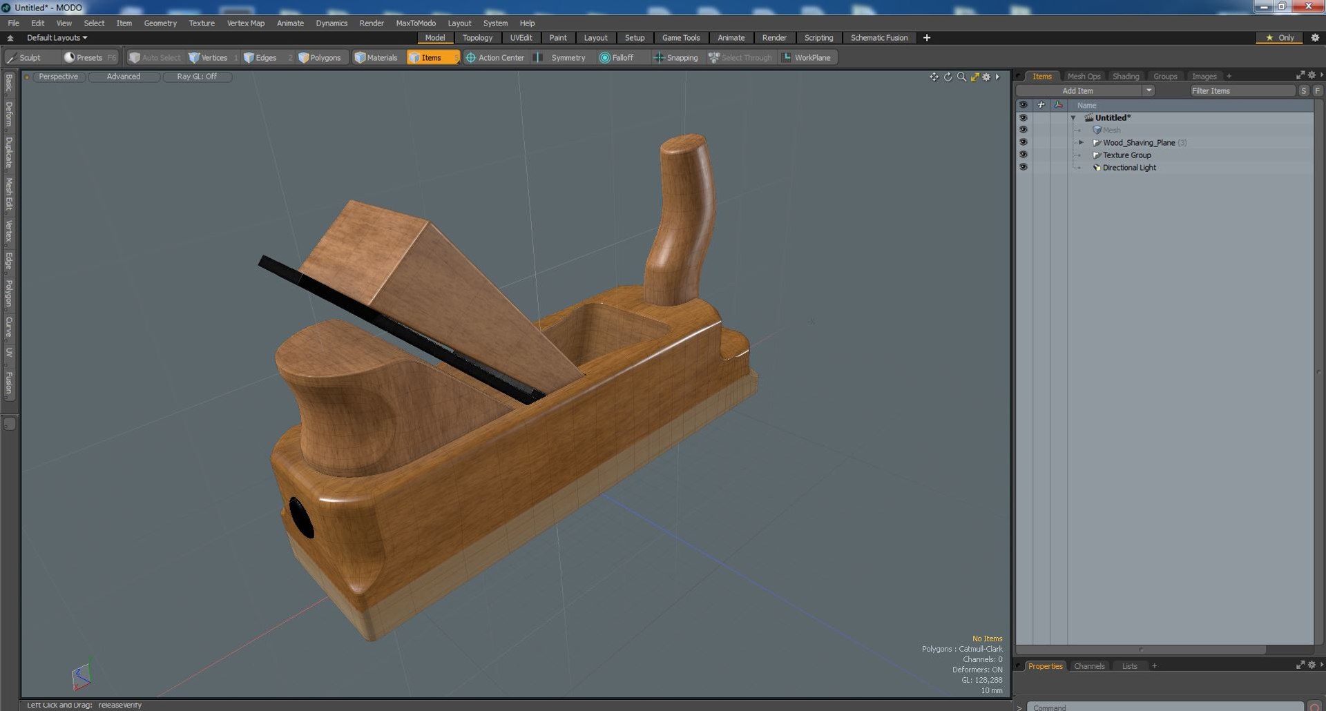 Wood Shaving Plane 3D Model - TurboSquid 2169026