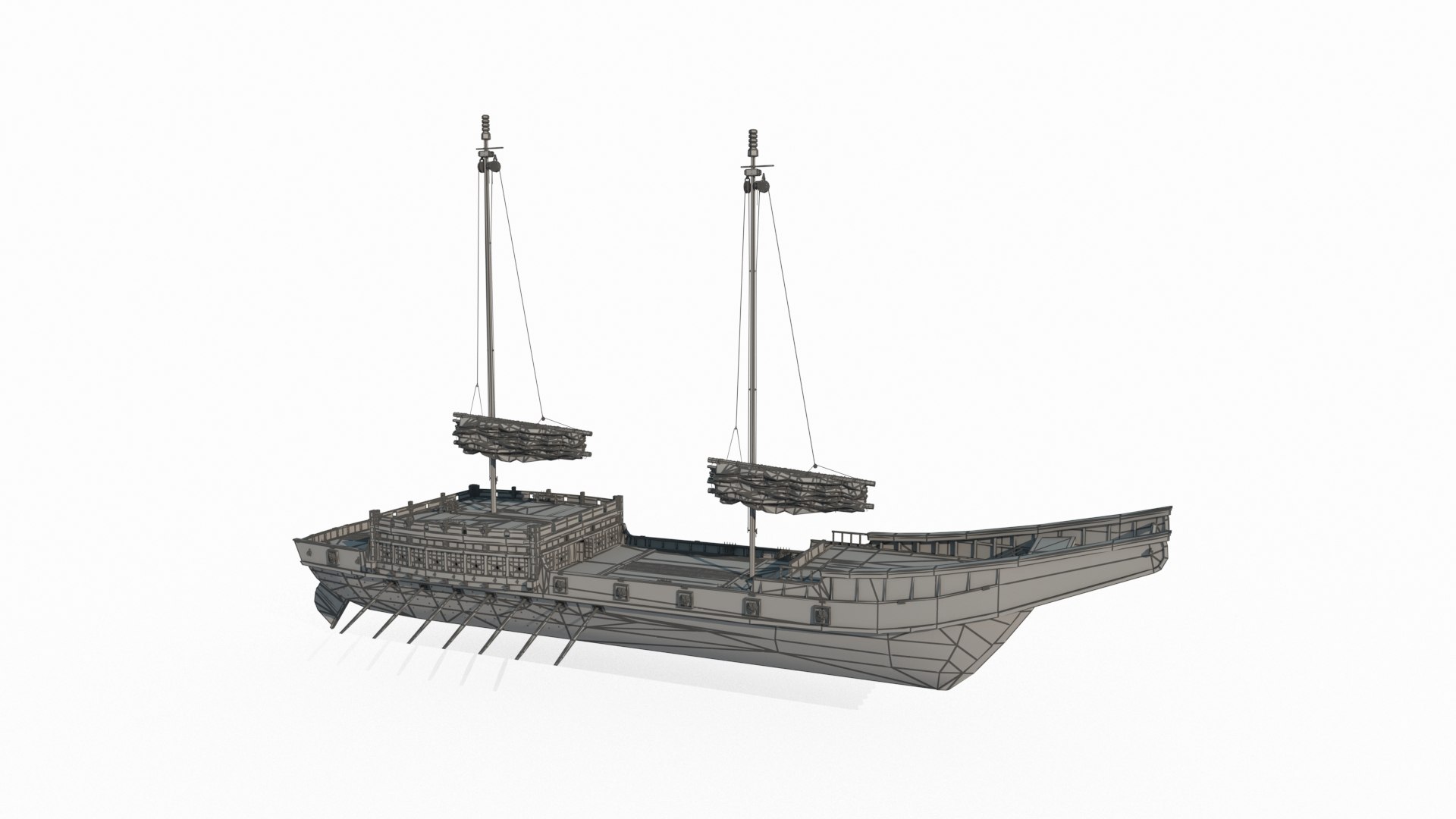 Ancient Sailing Ships 3D - TurboSquid 2432716