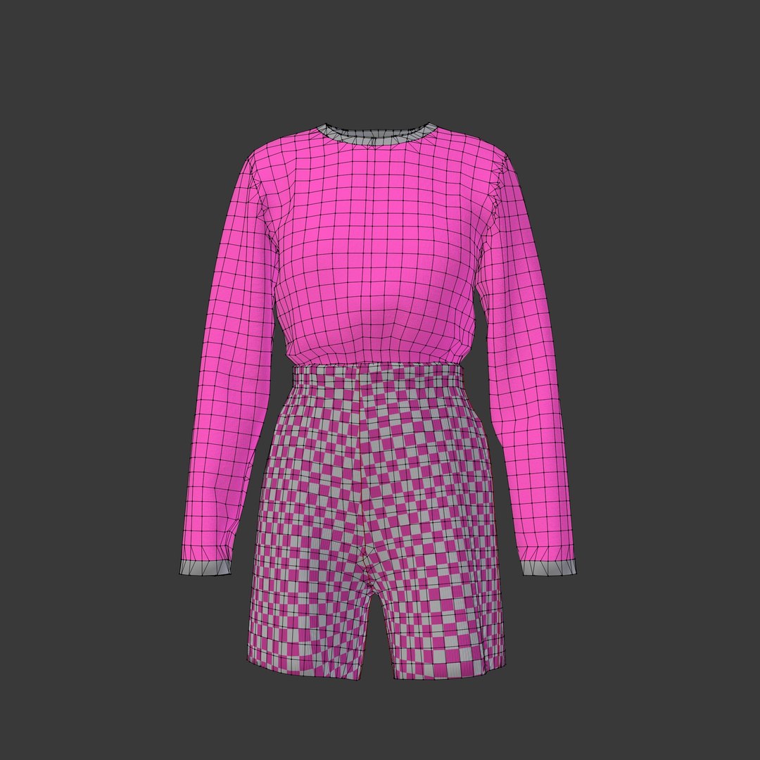 Pant Shorts T 3D Model - TurboSquid 1410282