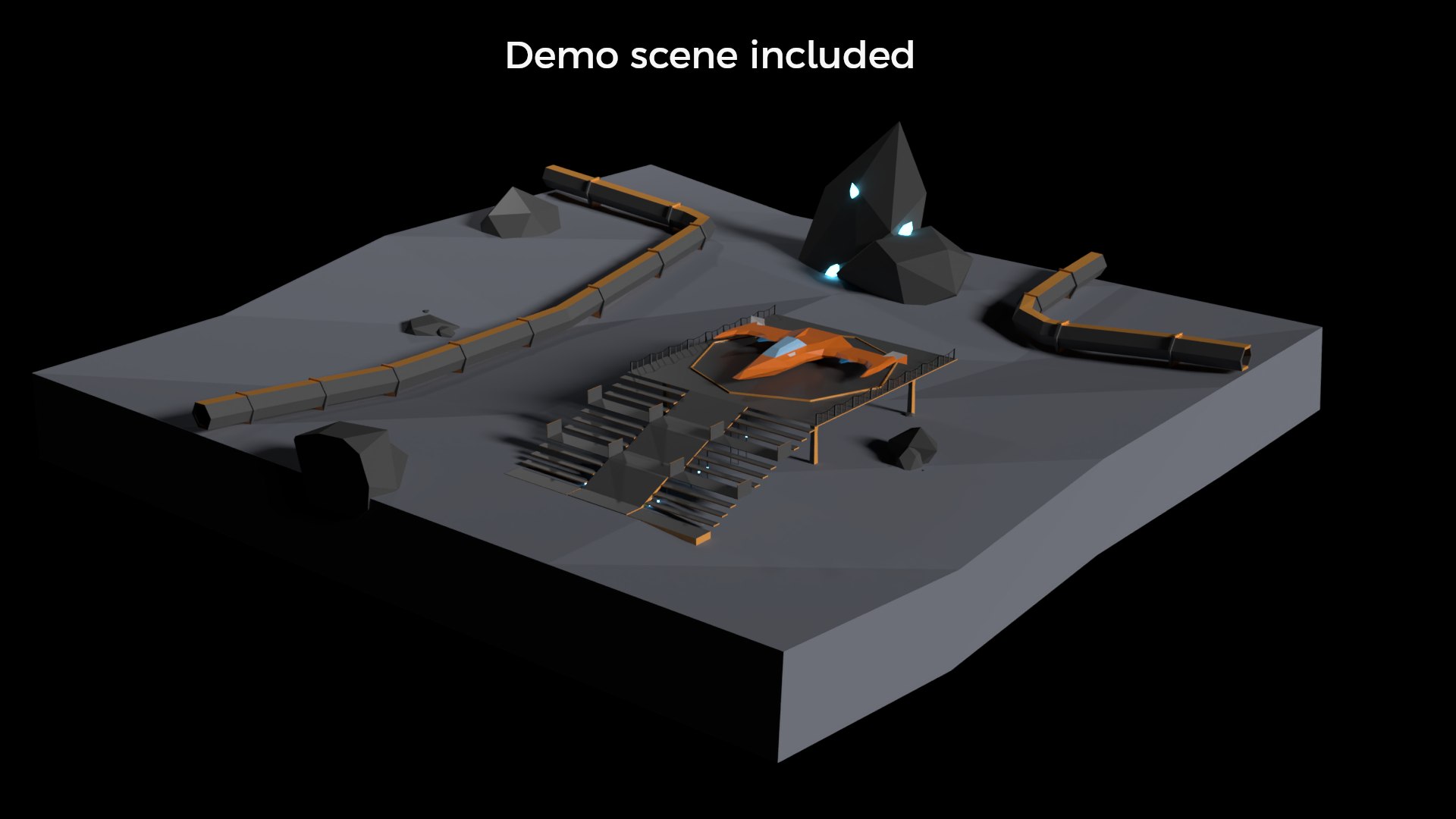 Blender spaceship 3D model - TurboSquid 1469541