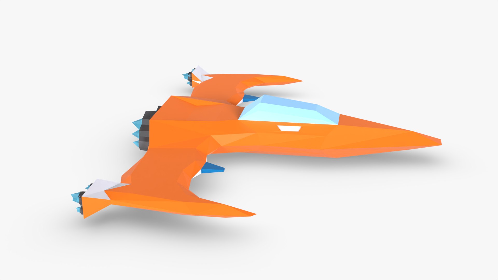 Blender spaceship 3D model - TurboSquid 1469541