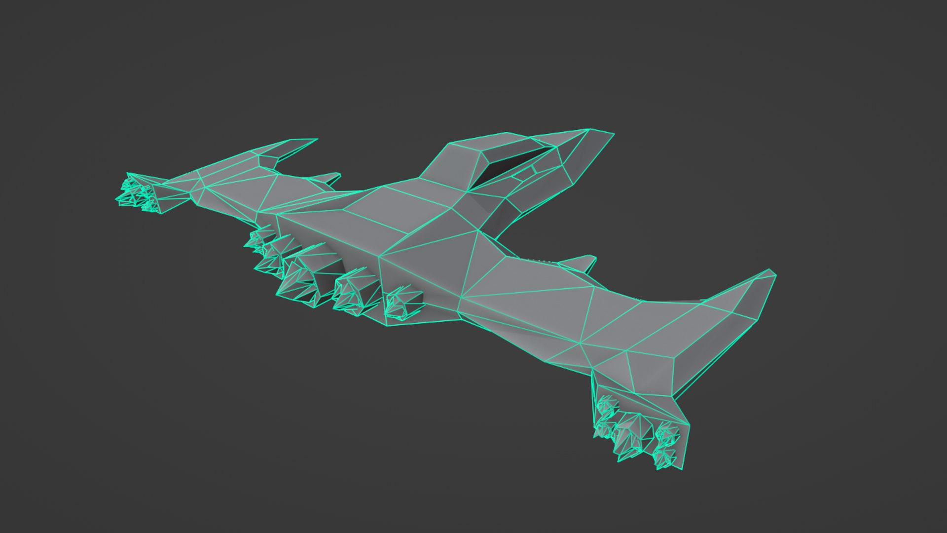 Blender spaceship 3D model - TurboSquid 1469541
