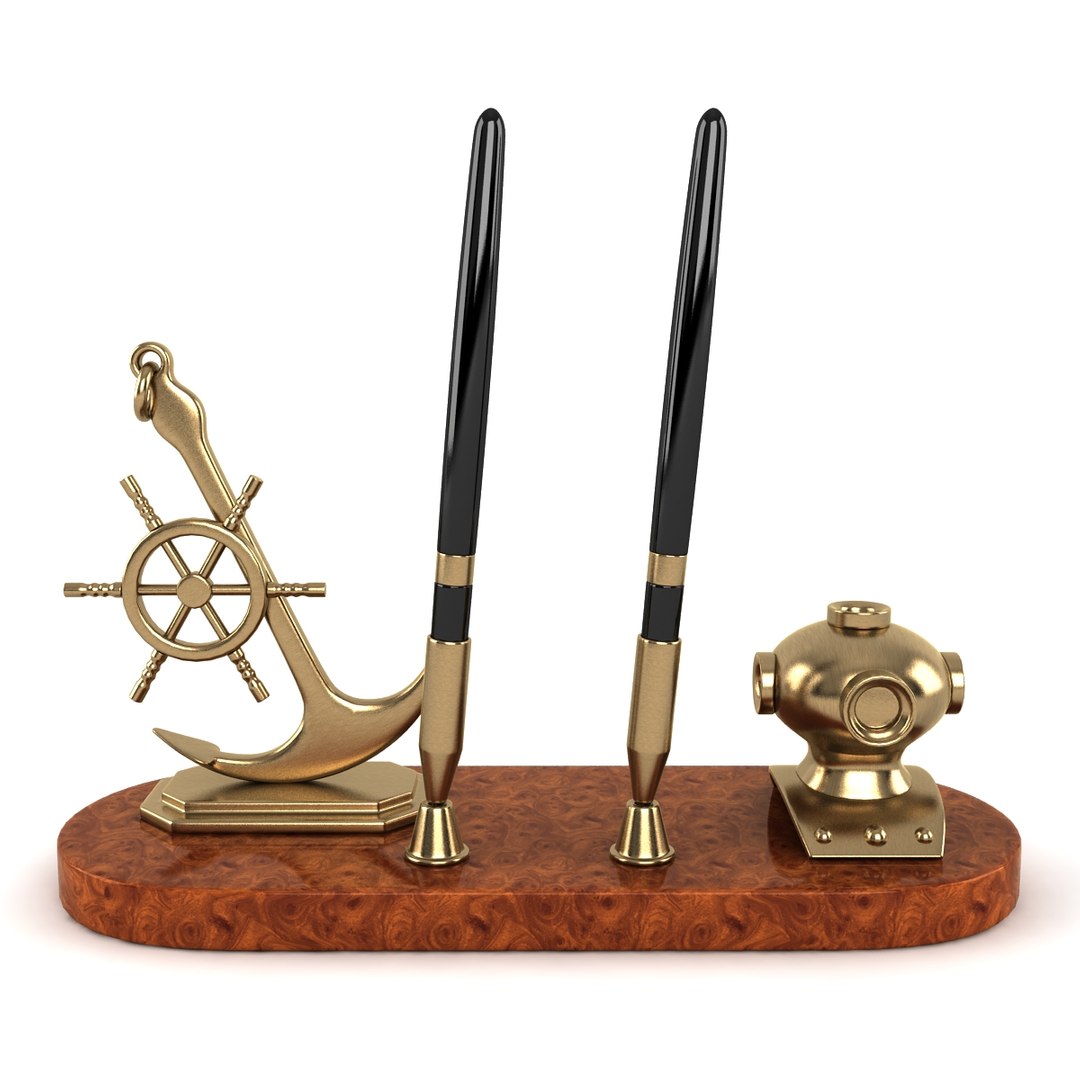 3d nautical desk set