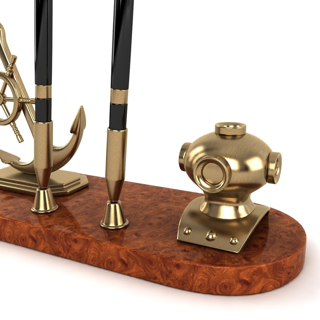 3d nautical desk set