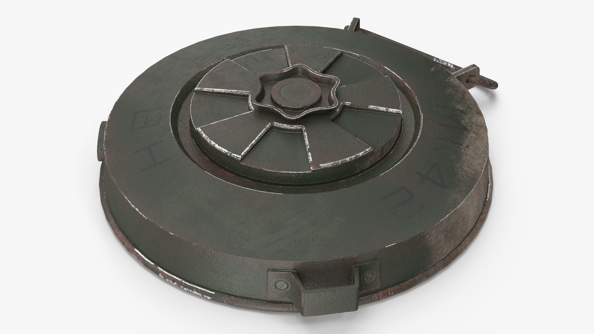 3D Tellermine 42 Anti-tank Landmine - TurboSquid 2120429