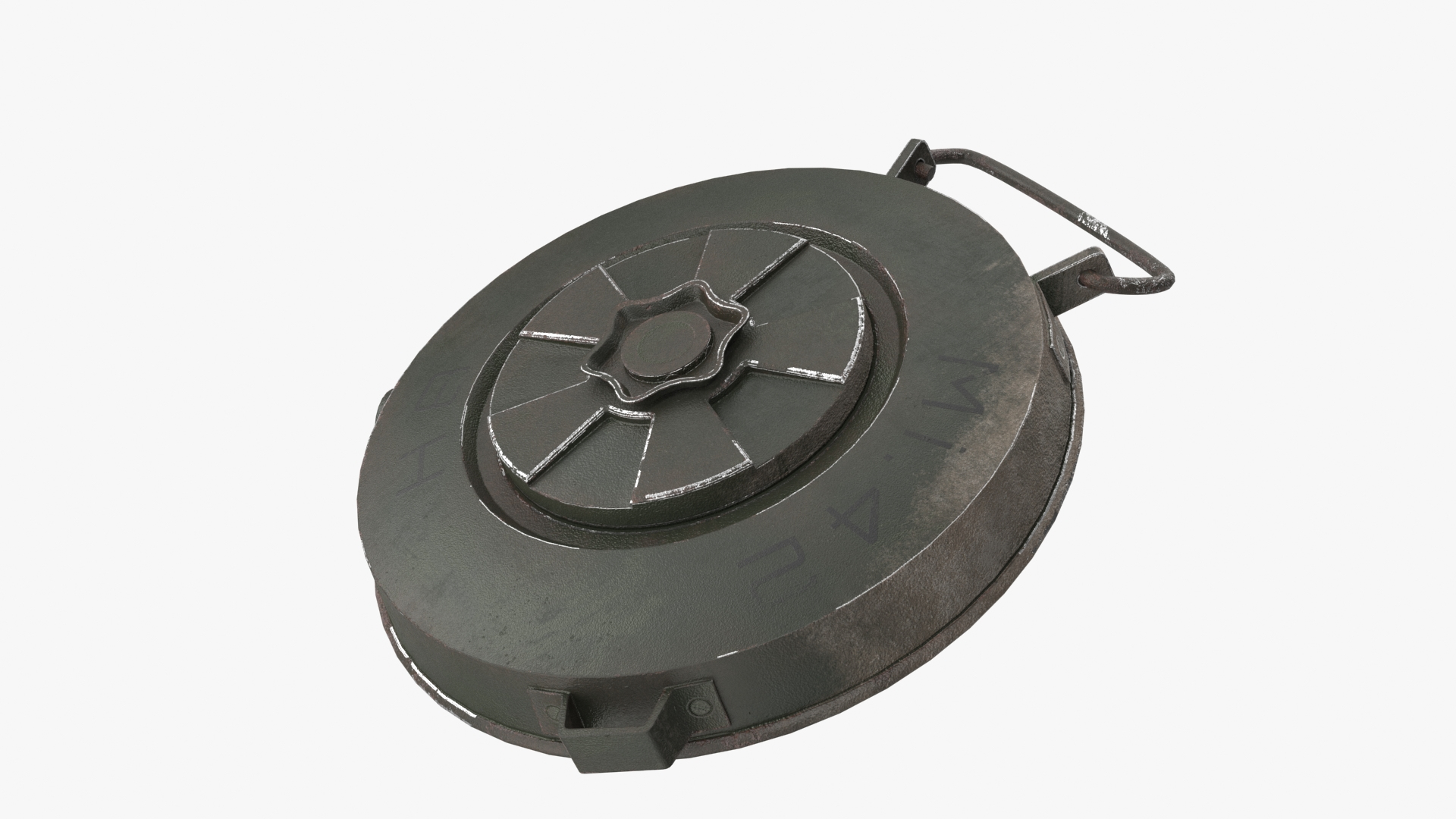 3D Tellermine 42 Anti-tank Landmine - TurboSquid 2120429