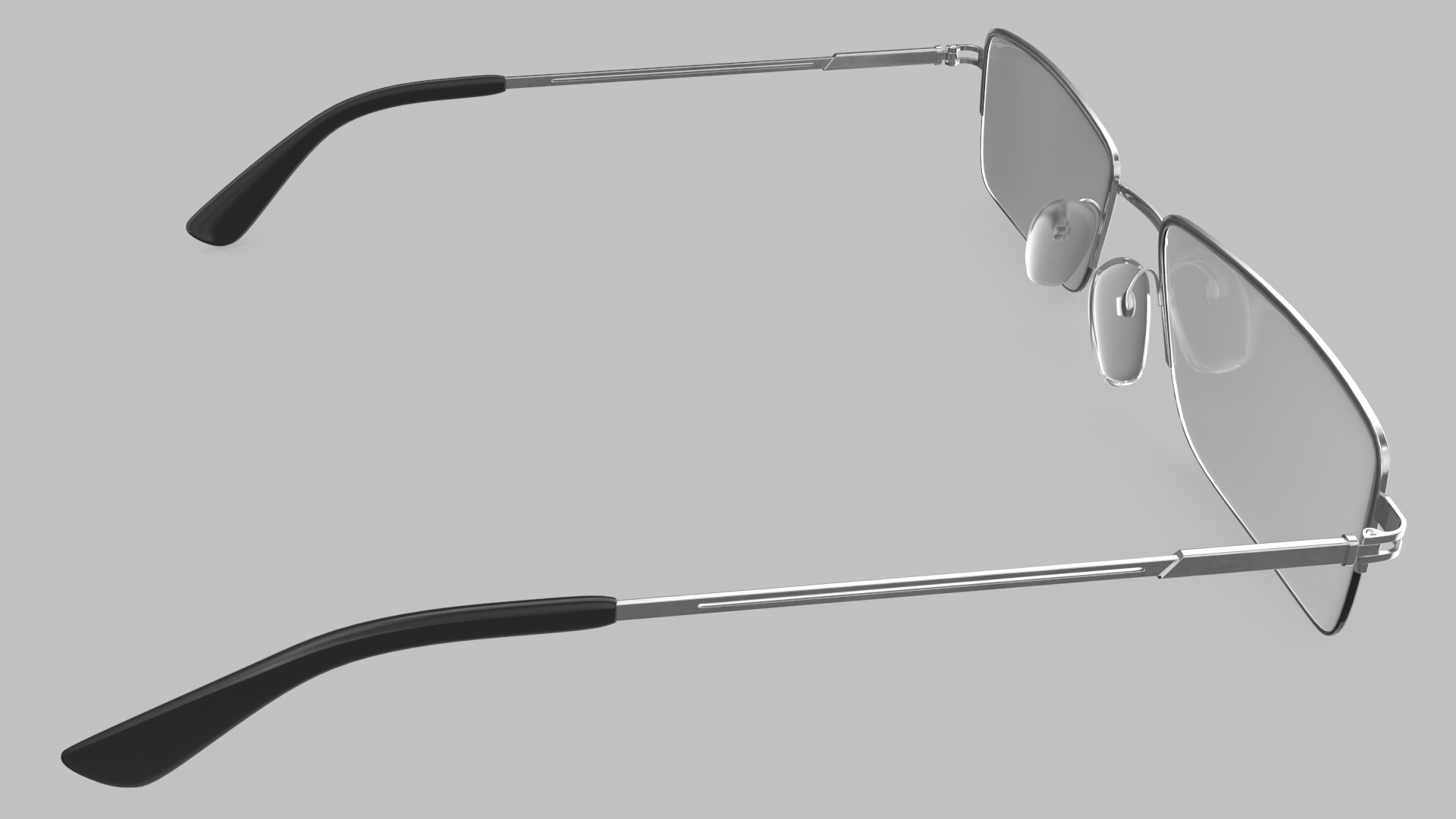 Rectangular Reading Glasses Model - TurboSquid 2147312