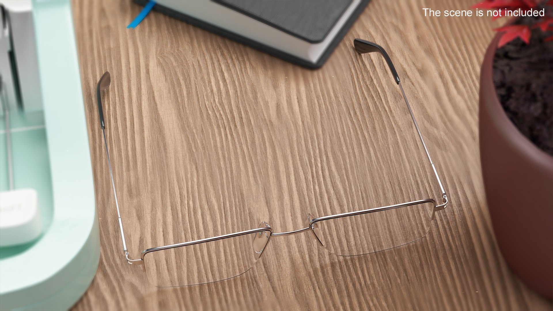 Rectangular Reading Glasses Model - TurboSquid 2147312