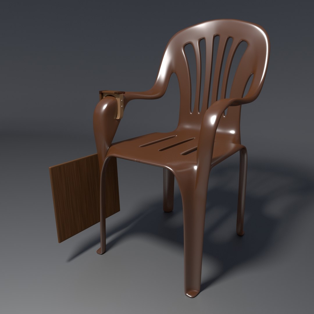 Realistic Chair 2 3d Blend