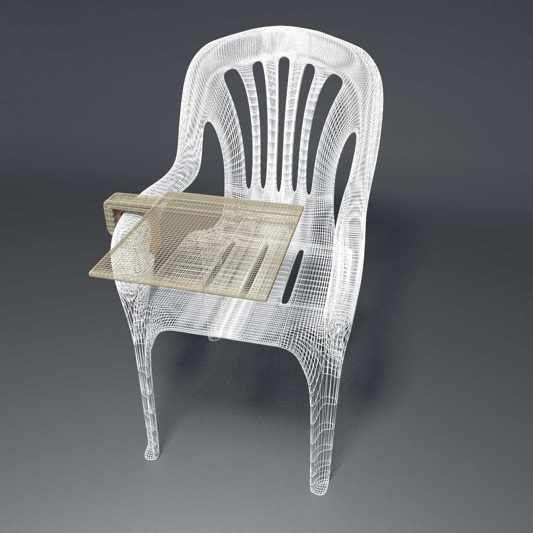 Realistic Chair 2 3d Blend