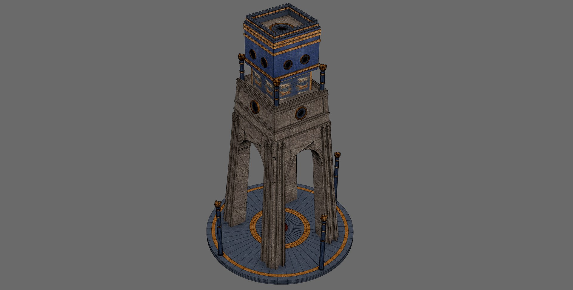 Ishtar Tower Arch 3D - TurboSquid 2220980