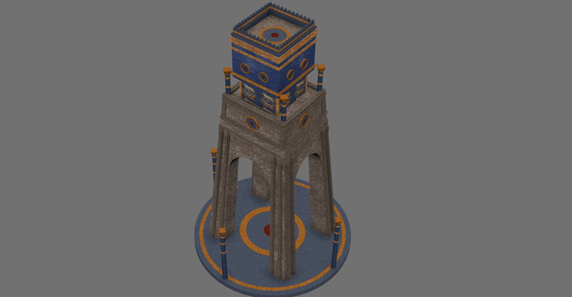 Ishtar Tower Arch 3D - TurboSquid 2220980