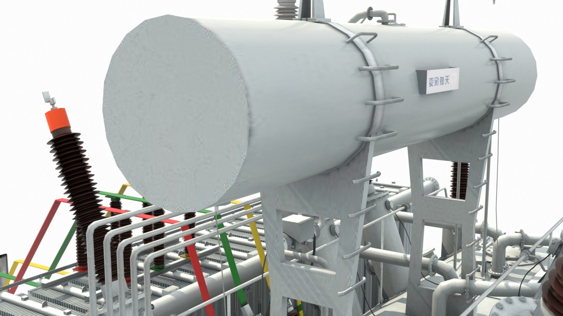 High Voltage Transformer 3D Model - TurboSquid 2313455