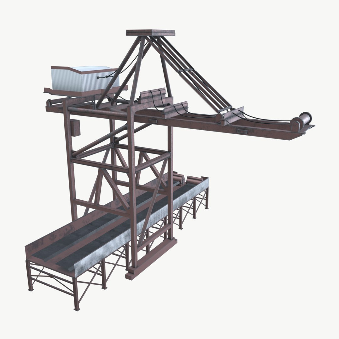 Ore Crane 3D Model - TurboSquid 2276447
