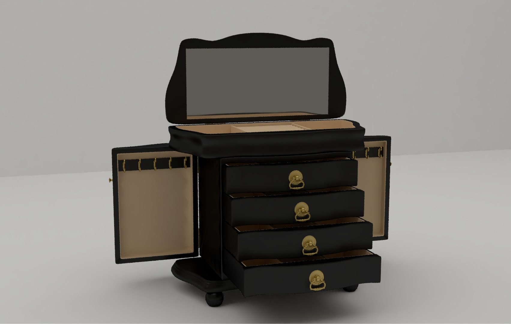 Jewelry Box 3D Model - TurboSquid 1356410