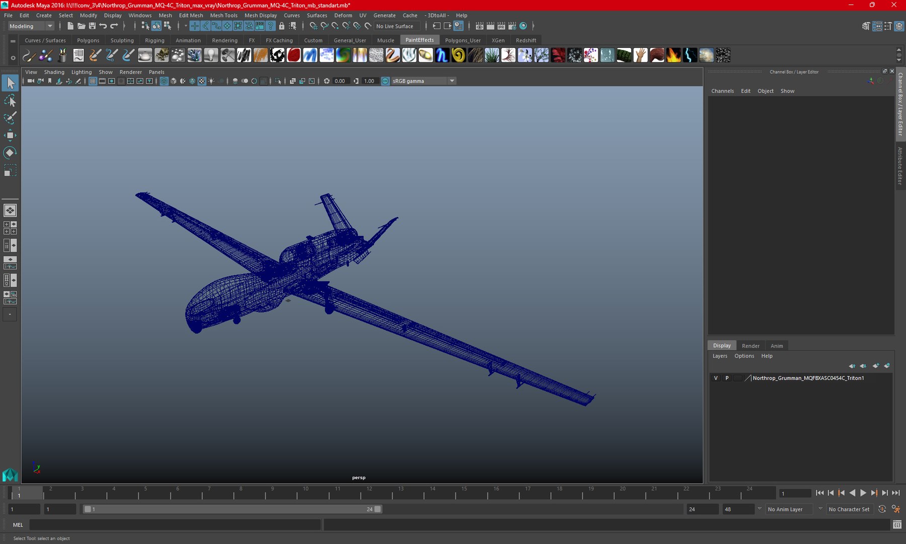 Northrop Grumman MQ-4C Triton 3D - TurboSquid 2281811