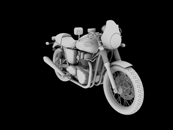 3d triumph thruxton 2011 model