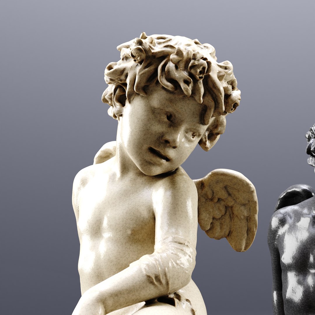 3D Wounded Cupid Sculpture - TurboSquid 2247826