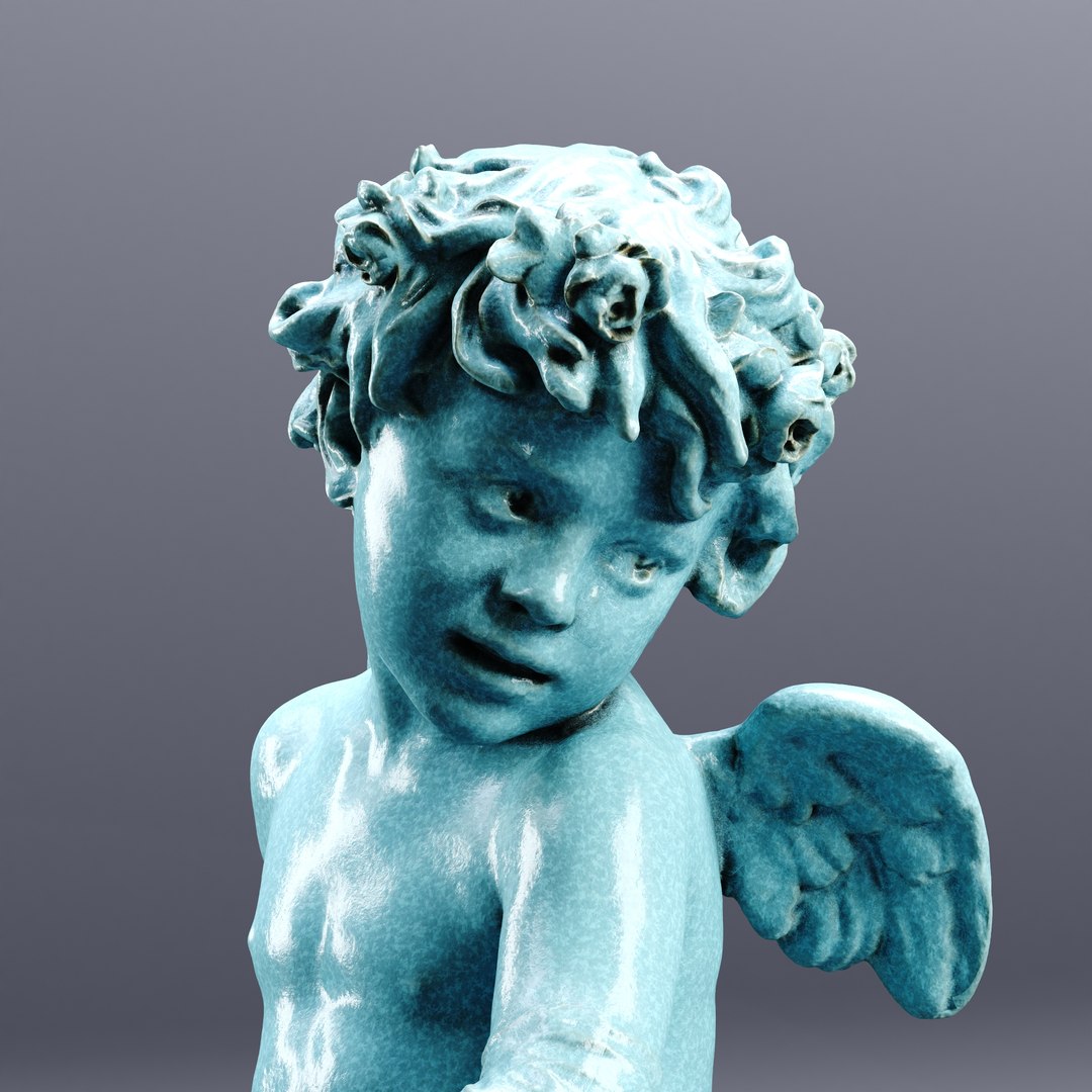 3D Wounded Cupid Sculpture - TurboSquid 2247826