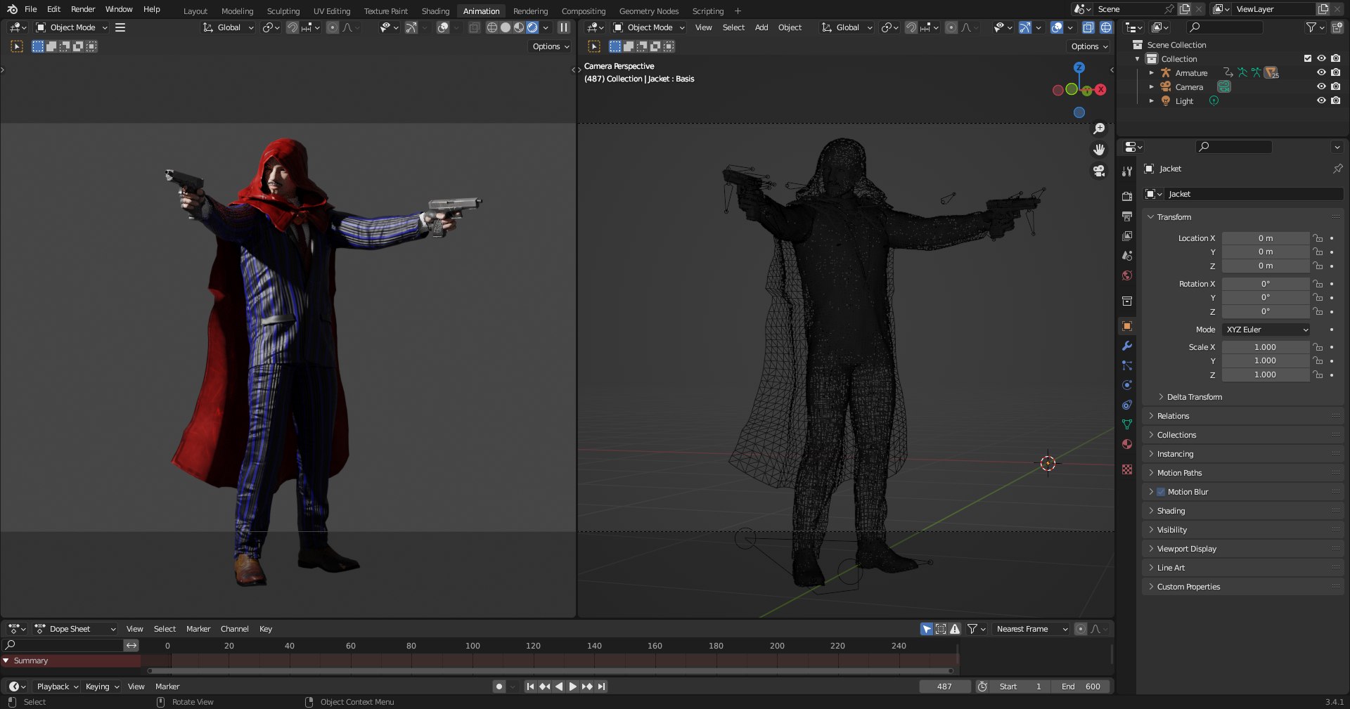 3D Model The Hooded Guy - TurboSquid 2430185