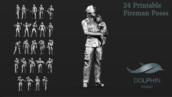 3D Police Figure Set 02 - TurboSquid 1737777