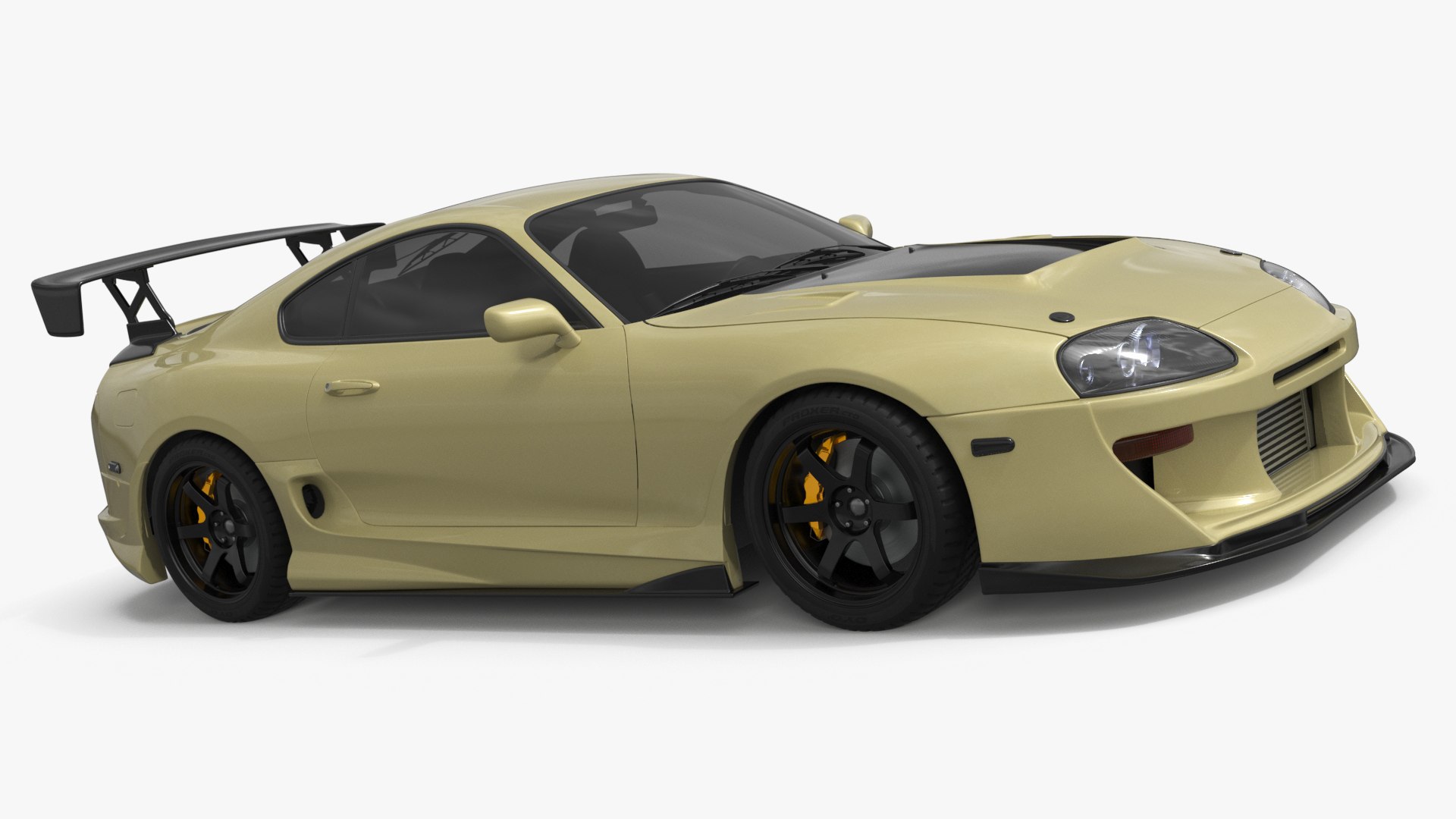3D Low Stance Coupe Carbon Detail Drift Style Model - TurboSquid 2443155