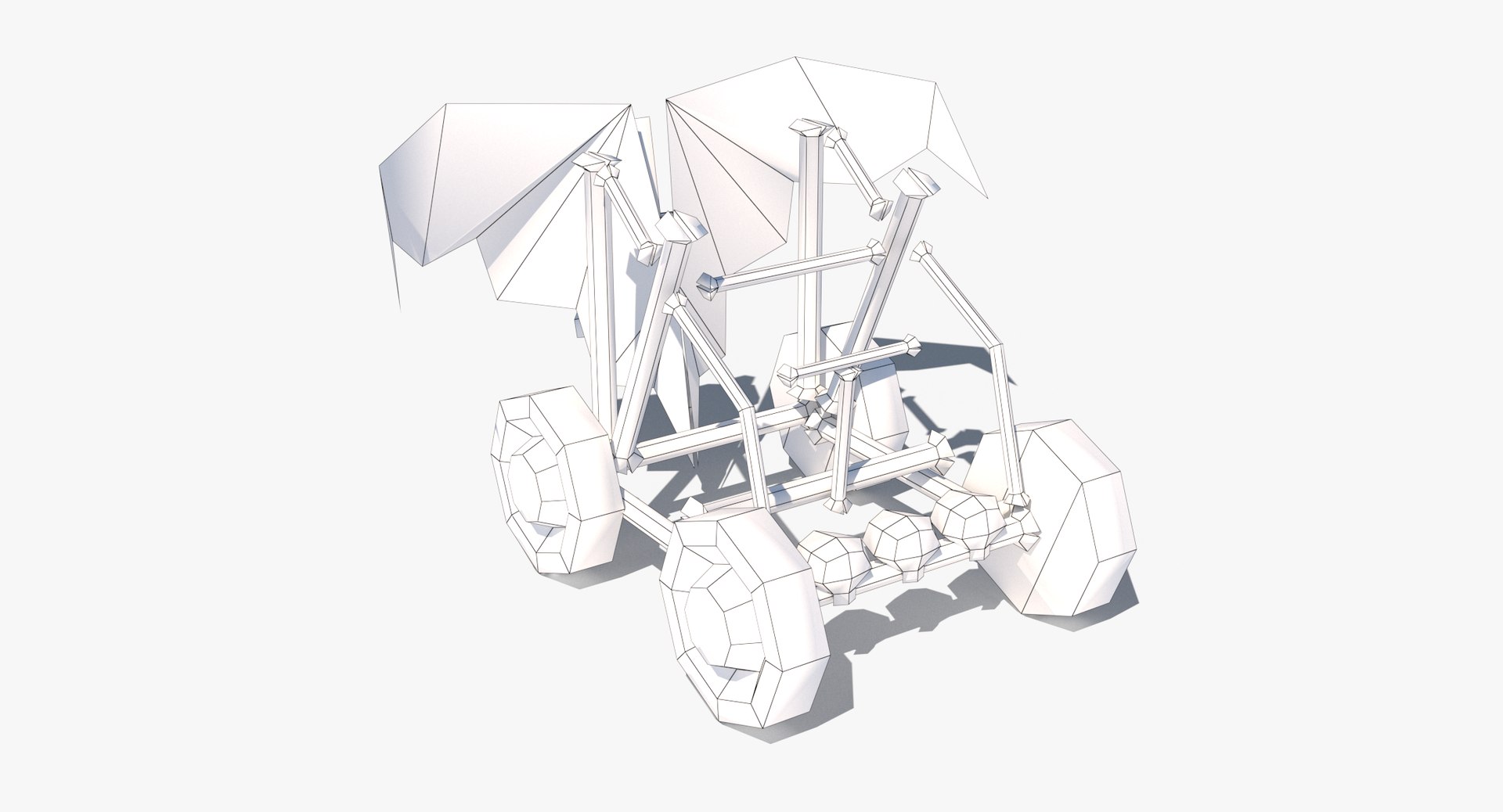 Free Skeleton Character Car 3d Model