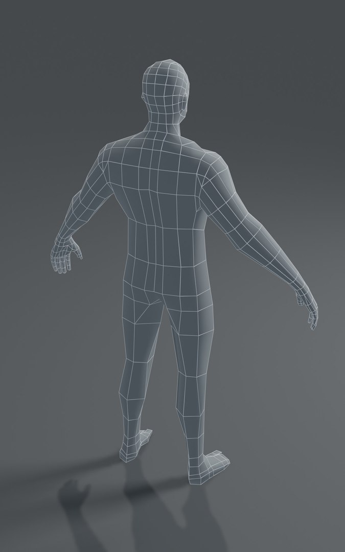 Male Body Base Mesh Model - TurboSquid 1649348