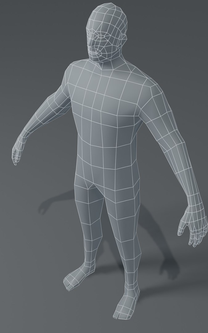 Male Body Base Mesh Model - TurboSquid 1649348