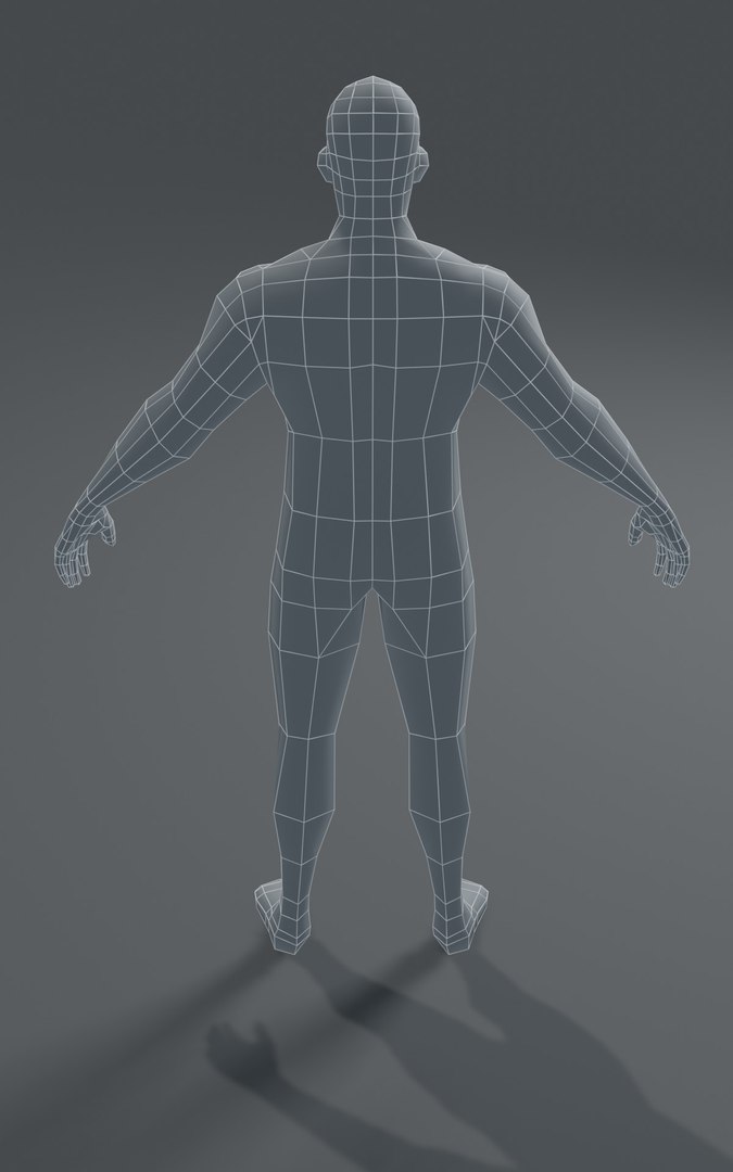Male Body Base Mesh Model - TurboSquid 1649348
