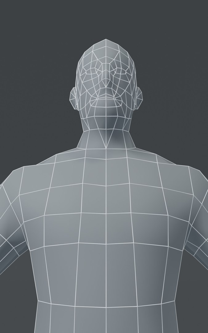 Male Body Base Mesh Model - TurboSquid 1649348