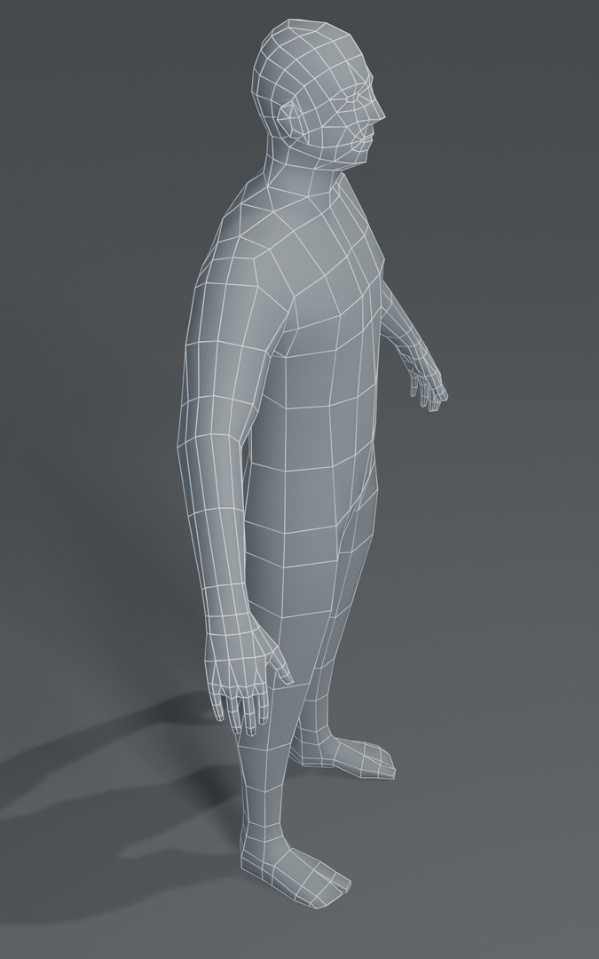 Male Body Base Mesh Model - TurboSquid 1649348